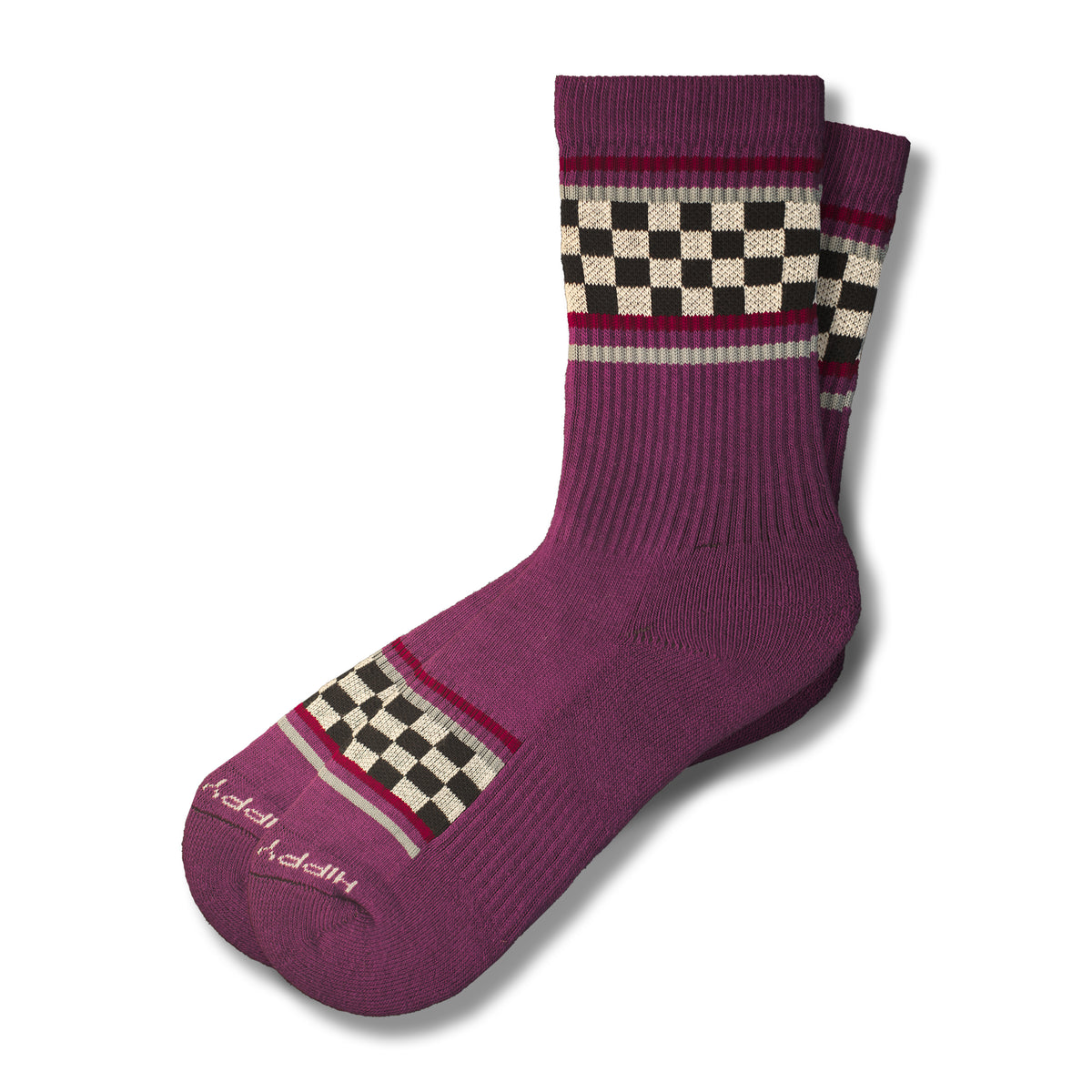 Hippy Feet Cotton Patchwork Crew Socks - Autumn