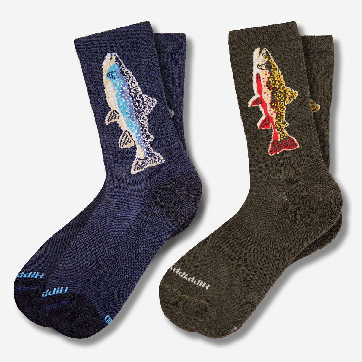 Friends of the Boundary Waters x Hippy Feet Native Trout Wool Hiking C